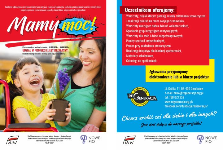 Podsumowanie działań projektowych "MAMY MOC!" - Fundacja Regeneracja ...
